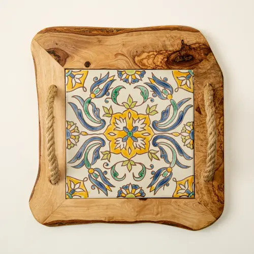 UNCOMMON GOODS Tunisian Small Bites Serving Tray Kamsah