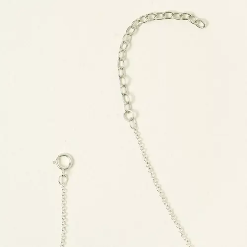 UNCOMMON GOODS Birth Month Flower Pendant Necklace - February/iris