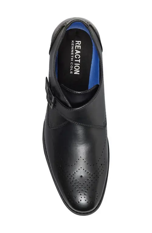 KENNETH COLE Buckle Monk Shoe - Black