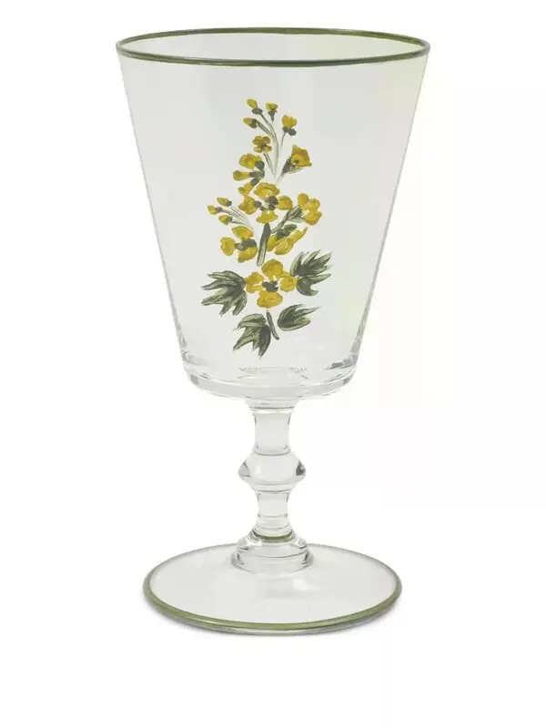 CABANA Murano Primrose Hand-painted Water Glass
