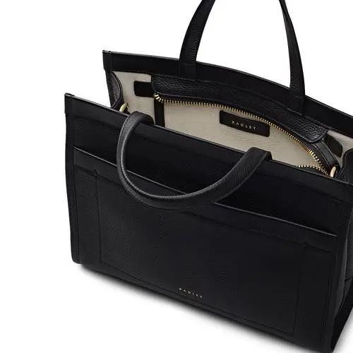 RADLEY Alba Place Ziptop Satchel Bag - Black