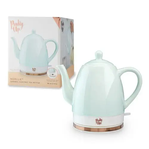 PINKY UP (ACCESSORIES) Noelle Ceramic Electric Tea Kettle - Green