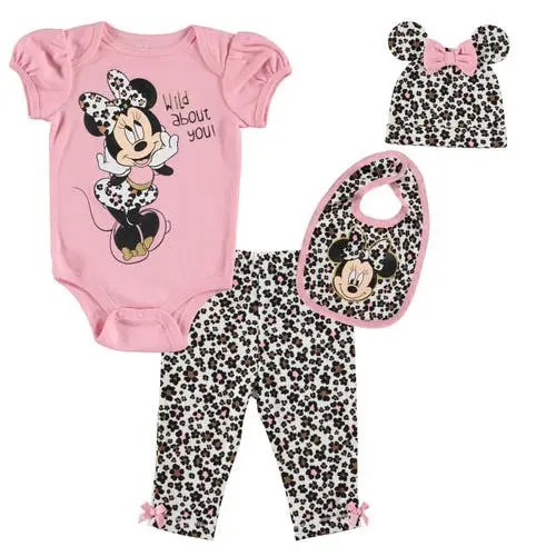 Disney Minnie Mouse 4-piece Layette Set - Pink