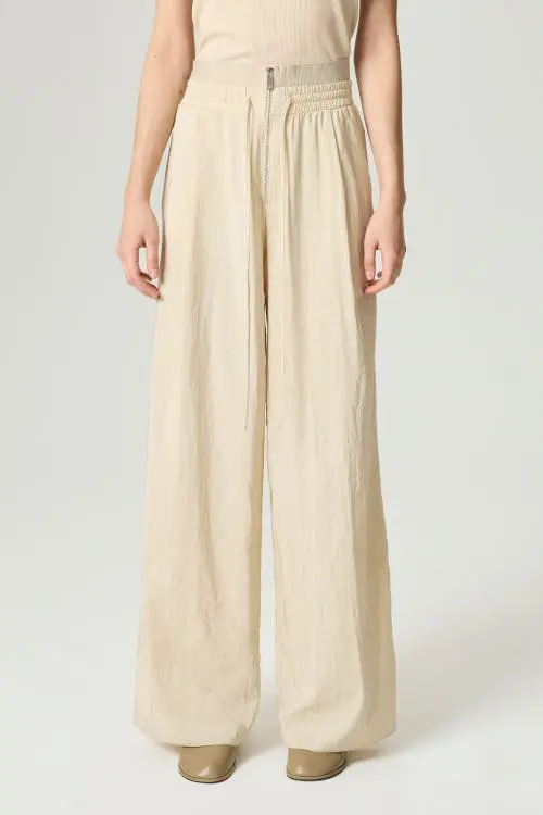 NOCTURNE Drawstring-waist Relaxed Trousers