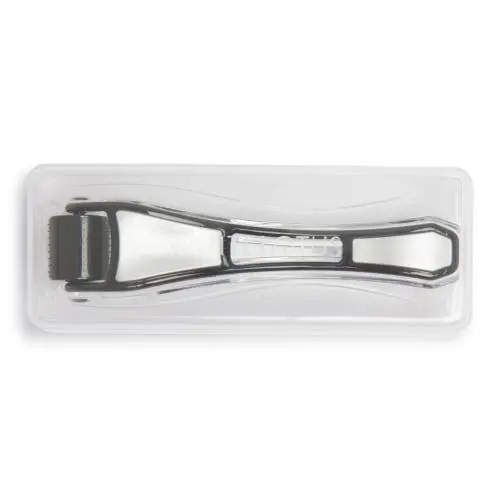 WHITE LOTUS BEAUTY Sensitive Skin Microneedling Roller 0.15mm - Black