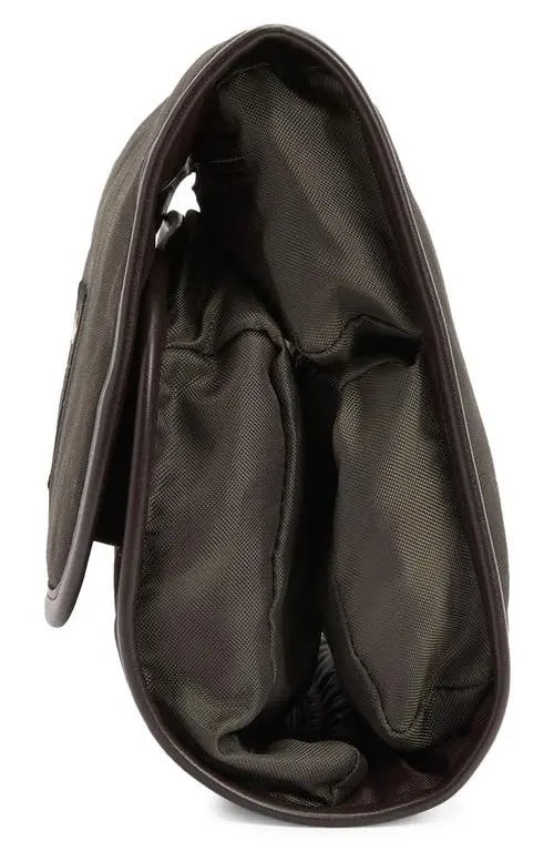 Barbour Waxed Cotton Hanging Wash Bag