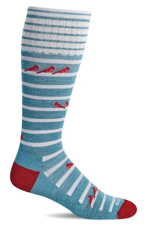 SOCKWELL Cardinals Compression Crew Socks - Mineral
