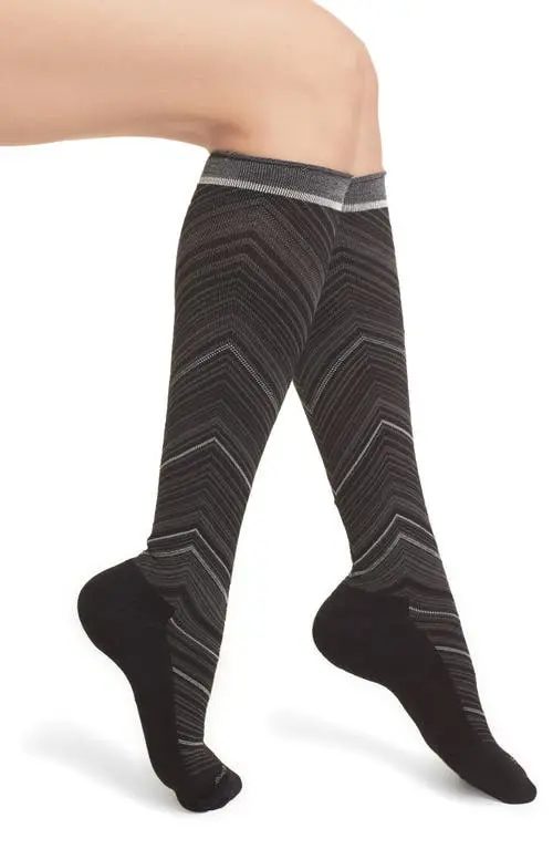 SOCKWELL Full Calf Flattery Compression Socks - Black