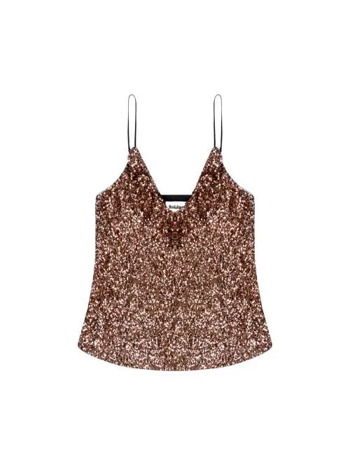 RO&ZO Sequin V-neck Cami