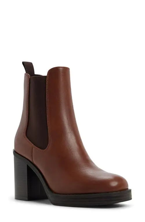CALL IT SPRING BY ALDO Elarah Platform Chelsea Boot - Cognac