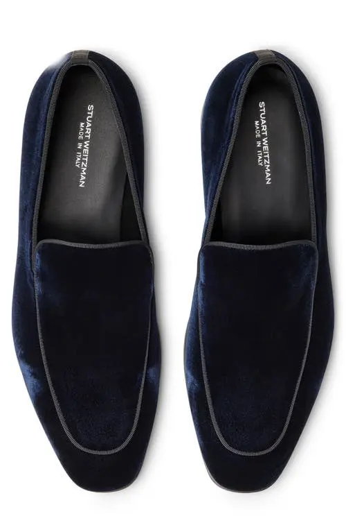 STUART WEITZMAN Braydon Loafer - Navy Blue