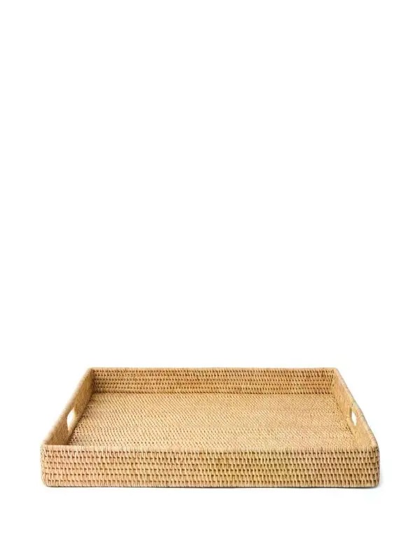 CABANA Sabbia Woven Square Tray - Brown