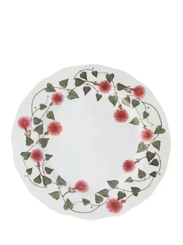 CABANA Ciclamino Porcelain Charger Plate - White