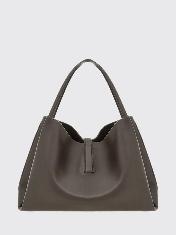 FERRAGAMO Calf Leather Tote Shoulder Bag