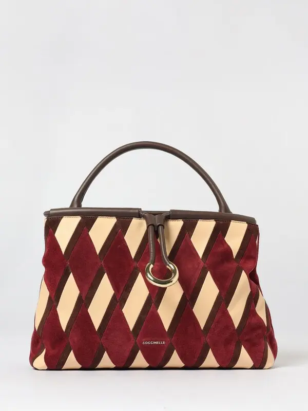 COCCINELLE Top Handle Bag - Burgundy