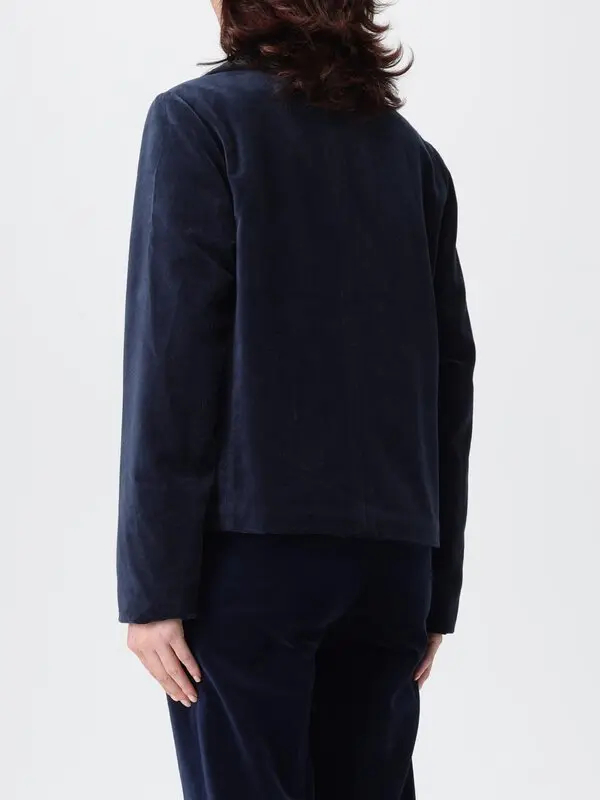 Aspesi Double Breasted Jacket - Blue