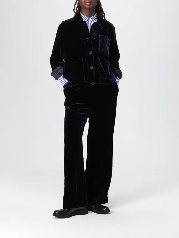 Aspesi Velvet Wide Leg Trousers
