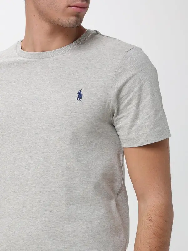 Polo Ralph Lauren Cotton T-shirt With Logo - Grey