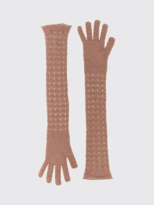 Fabiana Filippi Knitted Gloves - Pink