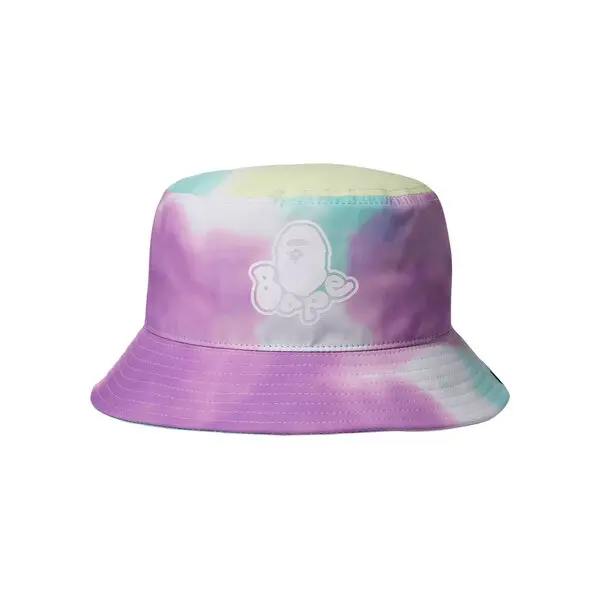 A BATHING APE Tie-dye Bucket Hat - Multicolor