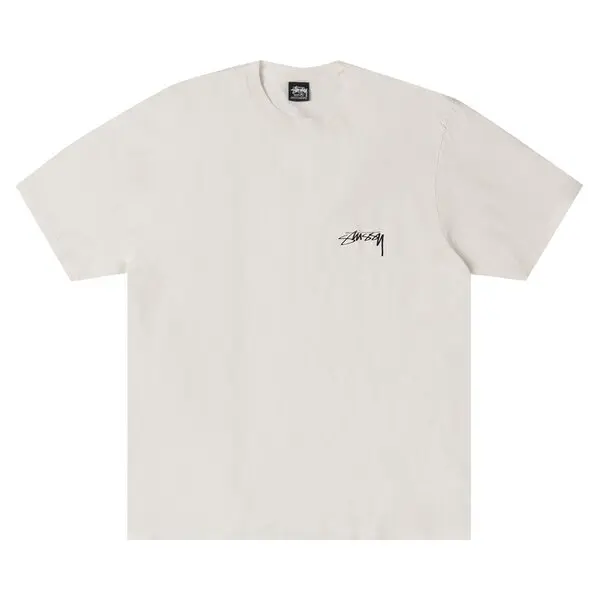 StÜssy Serpent Pigment Dyed Tee - Cream