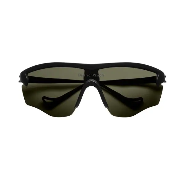 DISTRICT VISION Junya Racer Sunglasses - Black