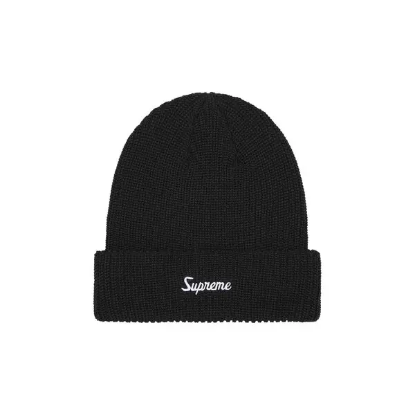 Supreme Loose Gauge Beanie - Black