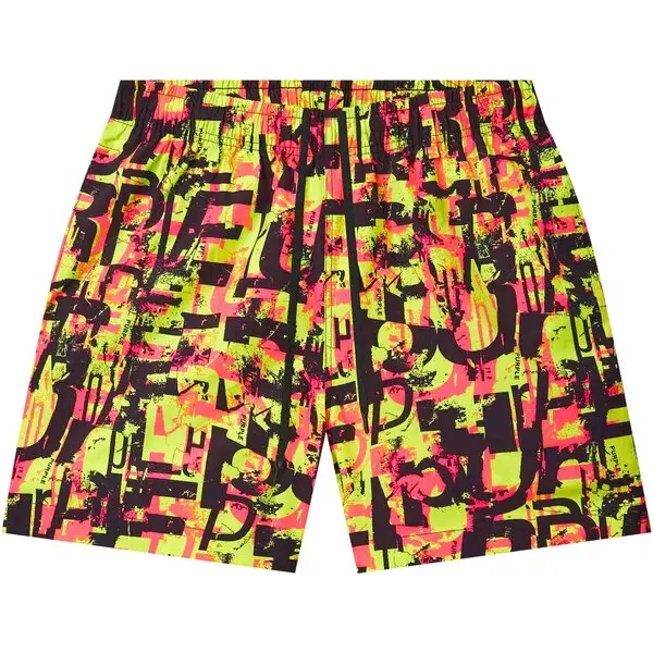 PURPLE BRAND Archetype Swim Shorts 'green Pink - Multicolor
