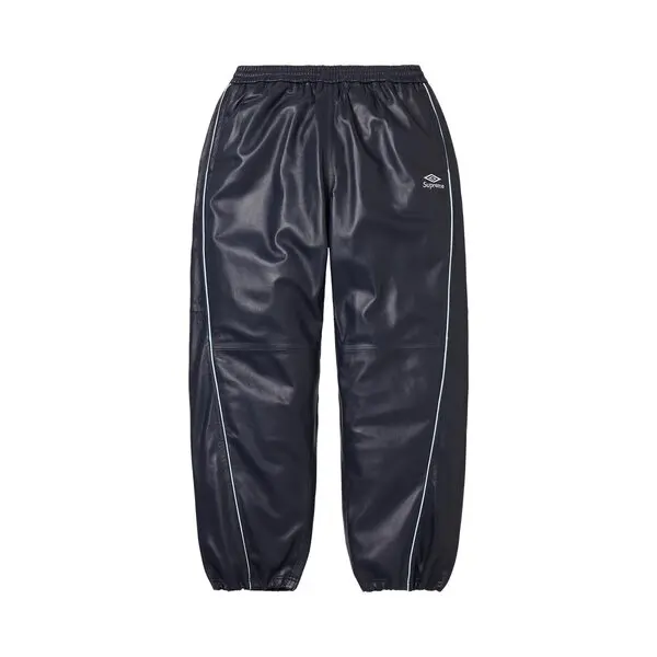 Supreme X Umbro Leather Track Pant - Blue | Editorialist