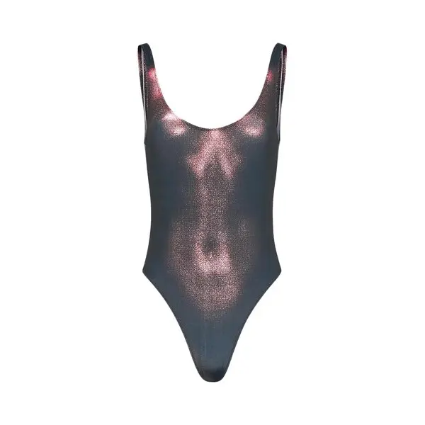 JEAN PAUL GAULTIER Printed Body Dust Swimsuit - Black
