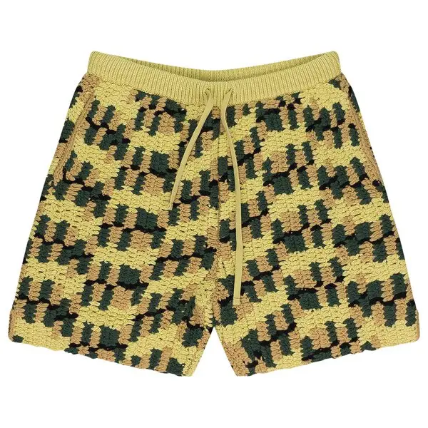 Aimé Leon Dore Camo Hand Knit Shorts - Multicolor