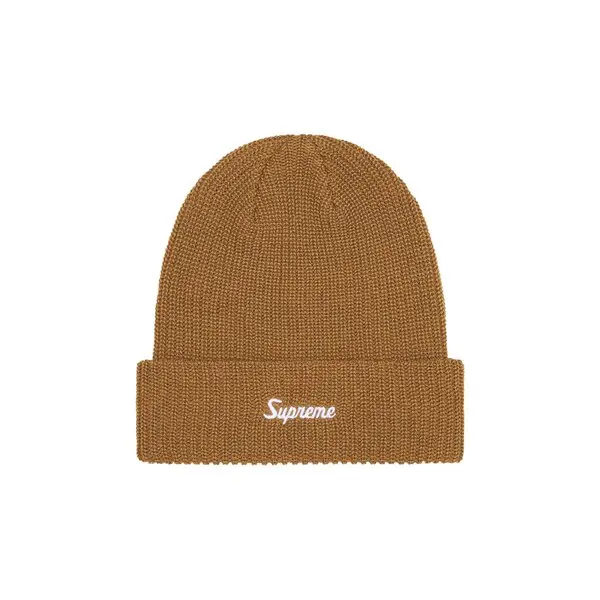 Supreme Loose Gauge Beanie - Tan