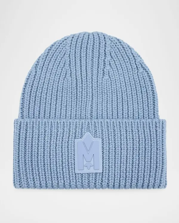 Mackage M-logo Patch Beanie - Mdblue