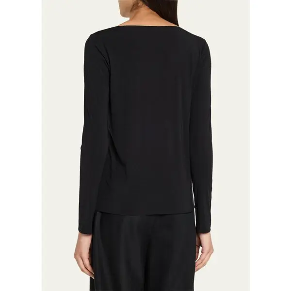 Wolford Pure Bateau-neck Jersey Top