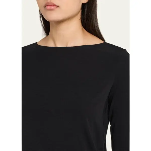 Wolford Pure Bateau-neck Jersey Top