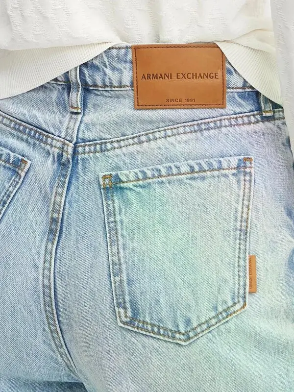 Armani Exchange Logo-patch Denim Jeans