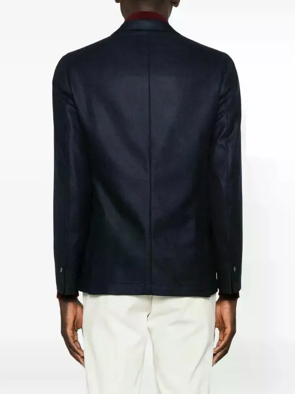 BARBA NAPOLI Single-breasted Blazer - Blue
