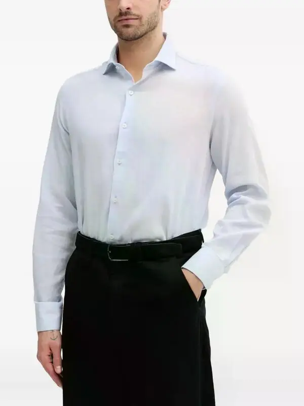 Paul & Shark Micro-check Long-sleeved Shirt