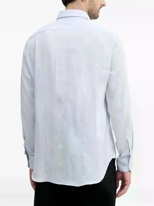 Paul & Shark Micro-check Long-sleeved Shirt