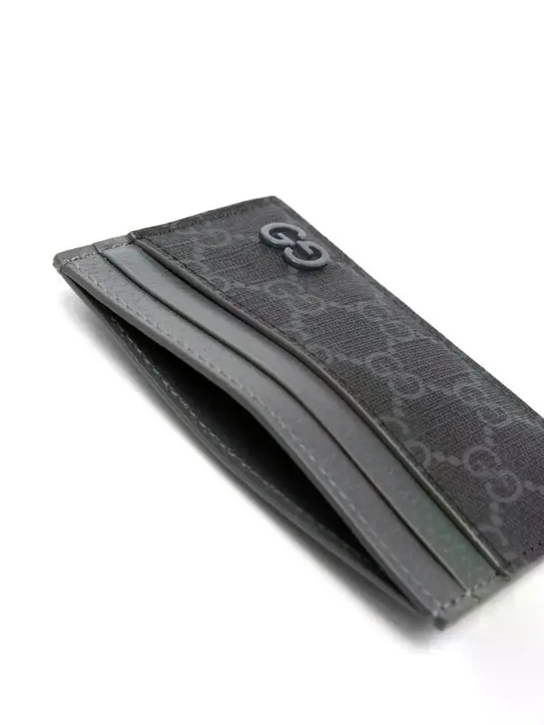 Gucci Gg Supreme Leather Cardholder