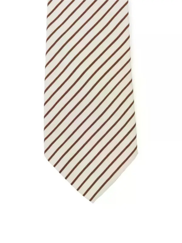 Paul Smith Striped Neck Tie - Neutrals