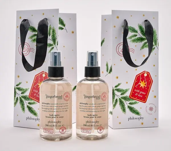 PHILOSOPHY Holiday Special Delivery Body Spritz 8oz Duo & Bags - One-color