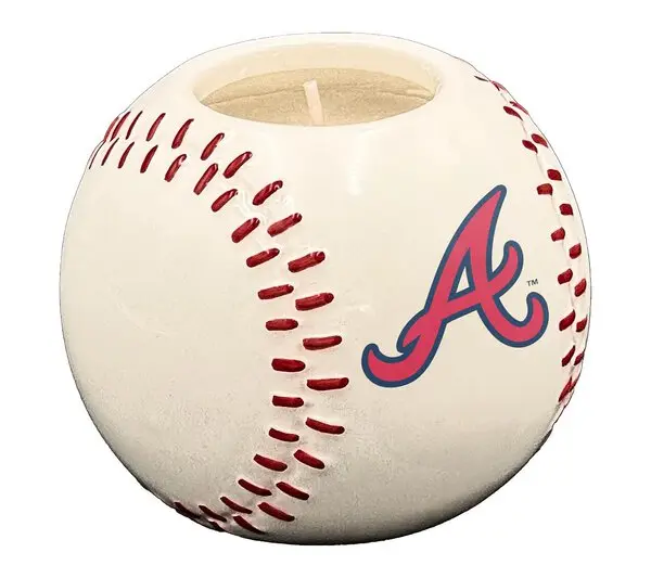 PEGASUS SPORTS Mlb Ceramic Baseball Honey Vanil A 8oz Candle - One-color