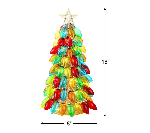 MR. CHRISTMAS 18in Retro C9 Bulb Tree