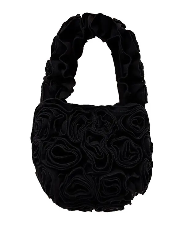 Naked Wardrobe Roses Mini Handbag - Black