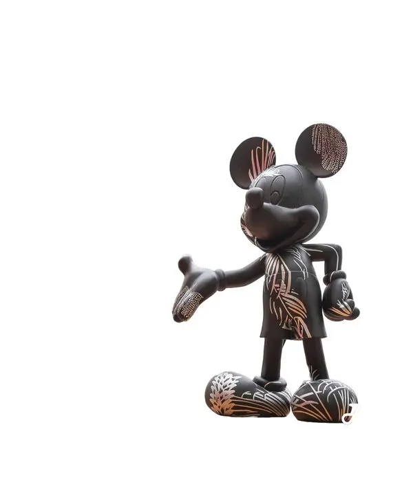 LEBLON DELIENNE Mickey Mouse Welcome 12 Figurine - Black Gray
