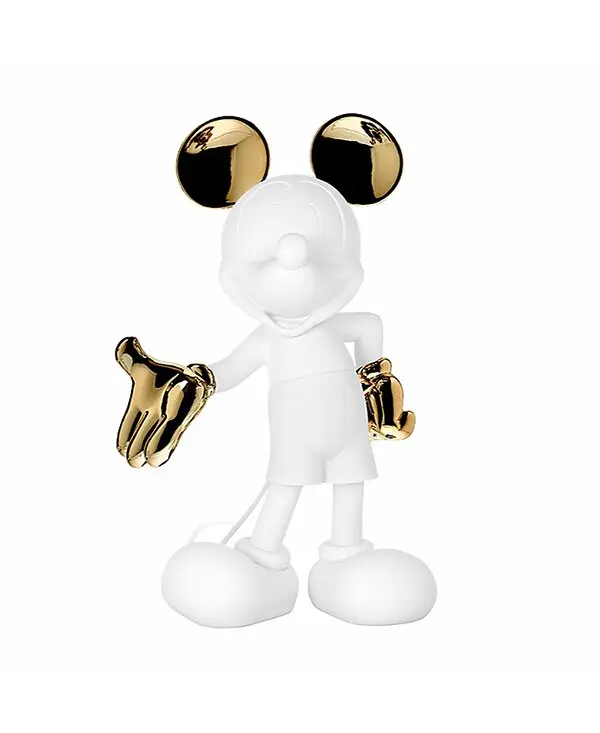 LEBLON DELIENNE Mickey Mouse Welcome 12 Figurine - White Gold