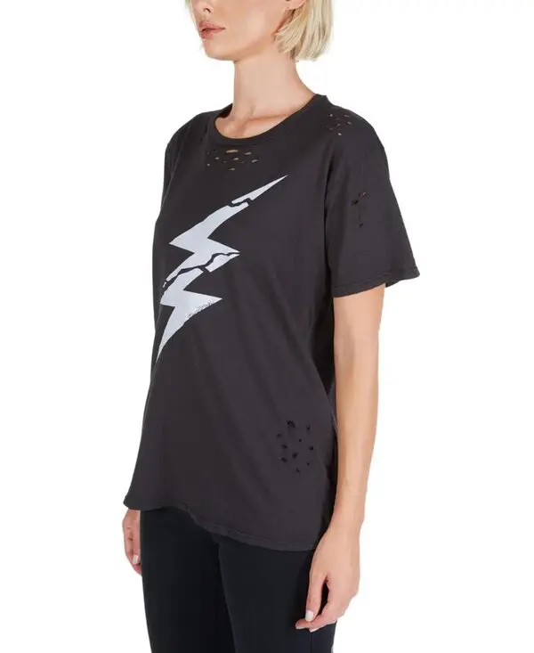 Lauren Moshi Wolf Lightning Bolt T-shirt
