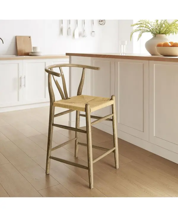 MODWAY Amish Wood Counter Stool