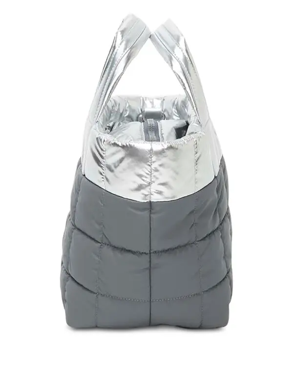 VEE COLLECTIVE Poter Tote Small - Silver/grey